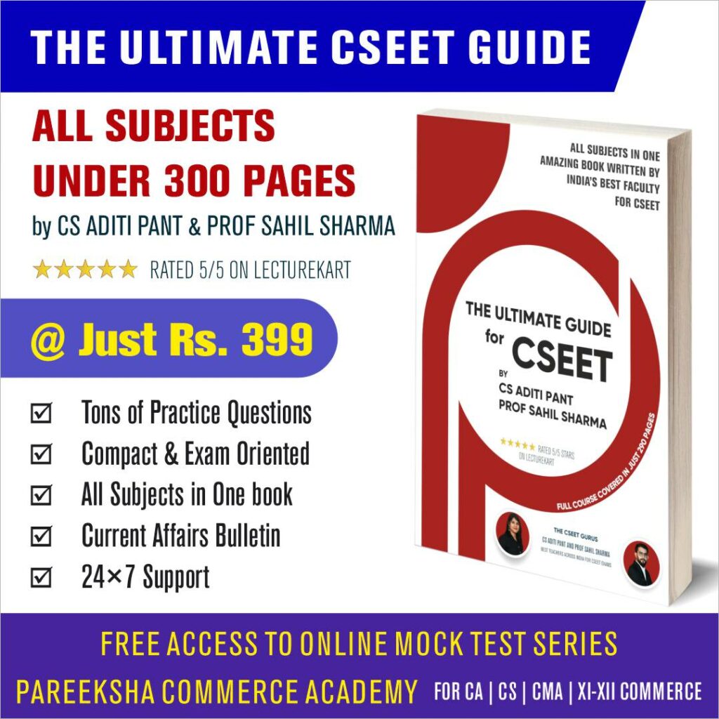 The Ultimate Book for ICSI CSEET 2024 by The CSEET GURUS