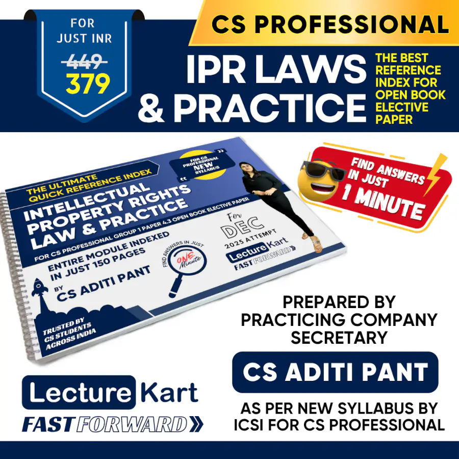 Intellectual Property Rights Quick Reference for CS Professional