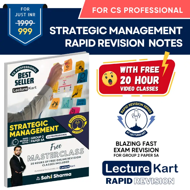 CS Professional Strategic Management Notes with FREE Classes